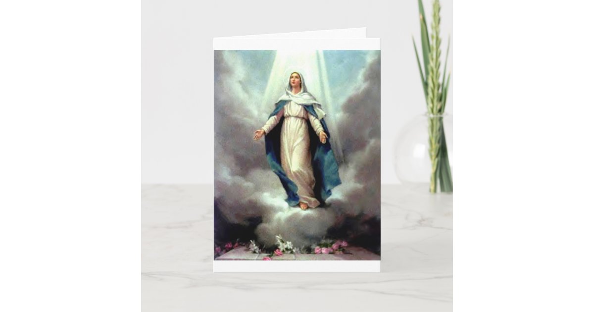 Assumption of Mary Card | Zazzle
