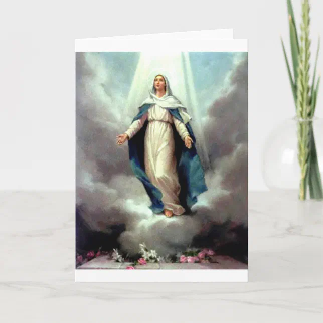 Assumption of Mary Card | Zazzle