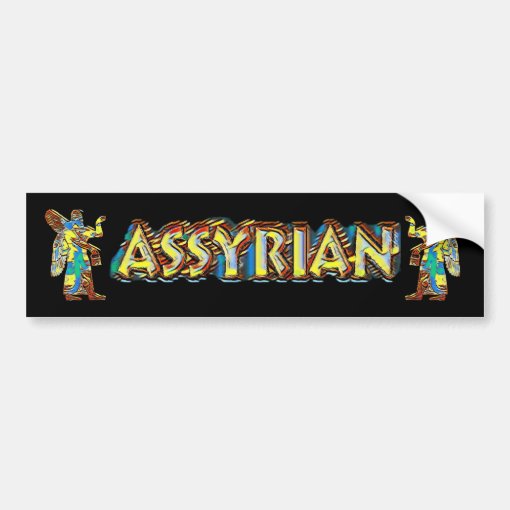 Assyrian Bumper Sticker | Zazzle