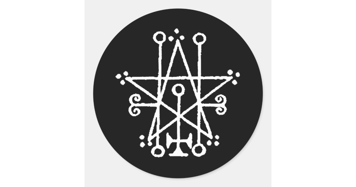 Astaroth Sigil Classic Round Sticker | Zazzle