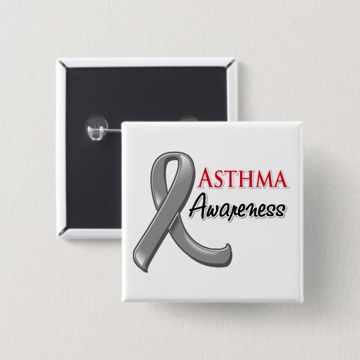 Asthma Awareness Ribbon Button | Zazzle