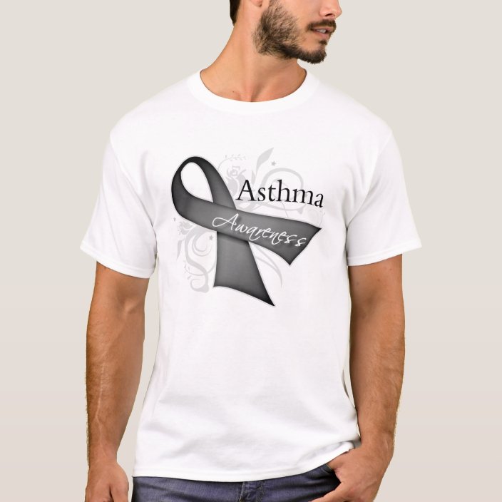 Asthma Awareness Ribbon T-Shirt | Zazzle.com