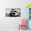 Astoria, Oregon View of Ferry Megler Photograph Poster | Zazzle