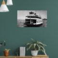 Astoria, Oregon View of Ferry Megler Photograph Poster | Zazzle