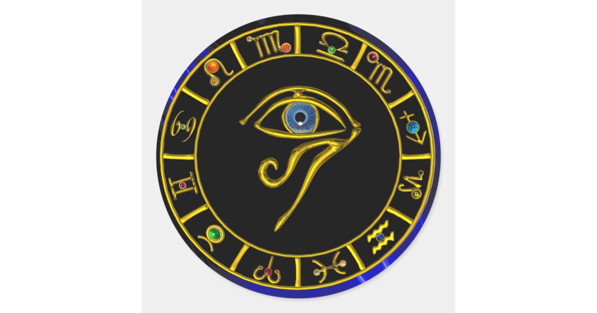 ASTRAL EYE CLASSIC ROUND STICKER | Zazzle