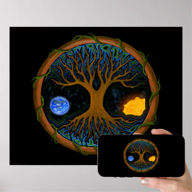 Astral Tree of Life Poster | Zazzle