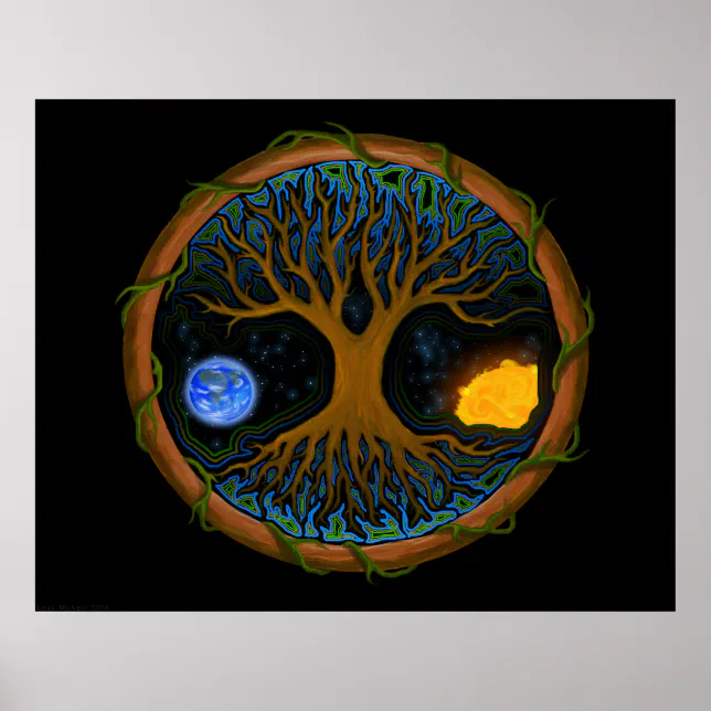 Astral Tree of Life Poster | Zazzle