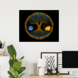 Astral Tree of Life Poster | Zazzle