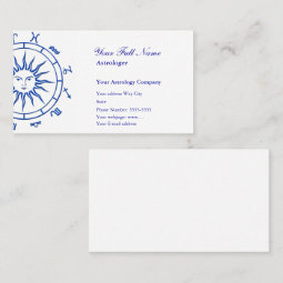 Astrology Business Card Template | Zazzle