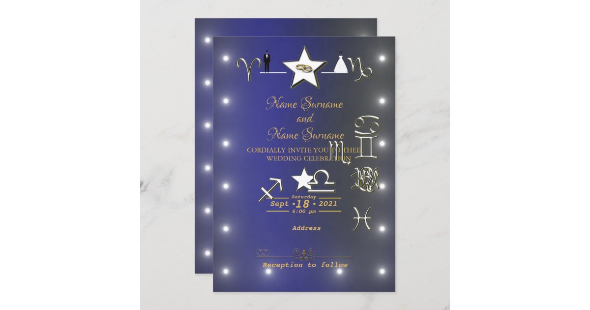 Astrology Invitation | Zazzle