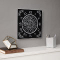 ASTROLOGY WALL CLOCK | Zazzle