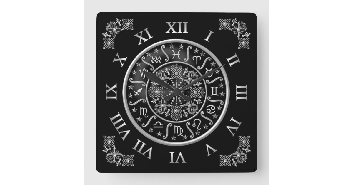 ASTROLOGY WALL CLOCK | Zazzle