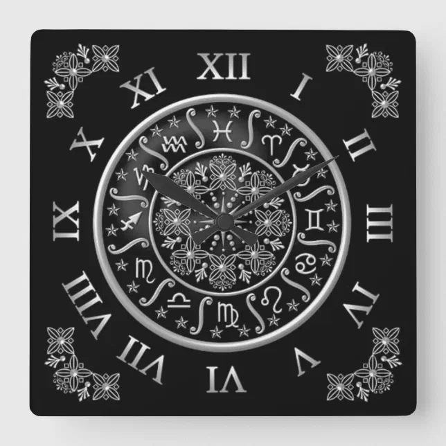 ASTROLOGY WALL CLOCK | Zazzle