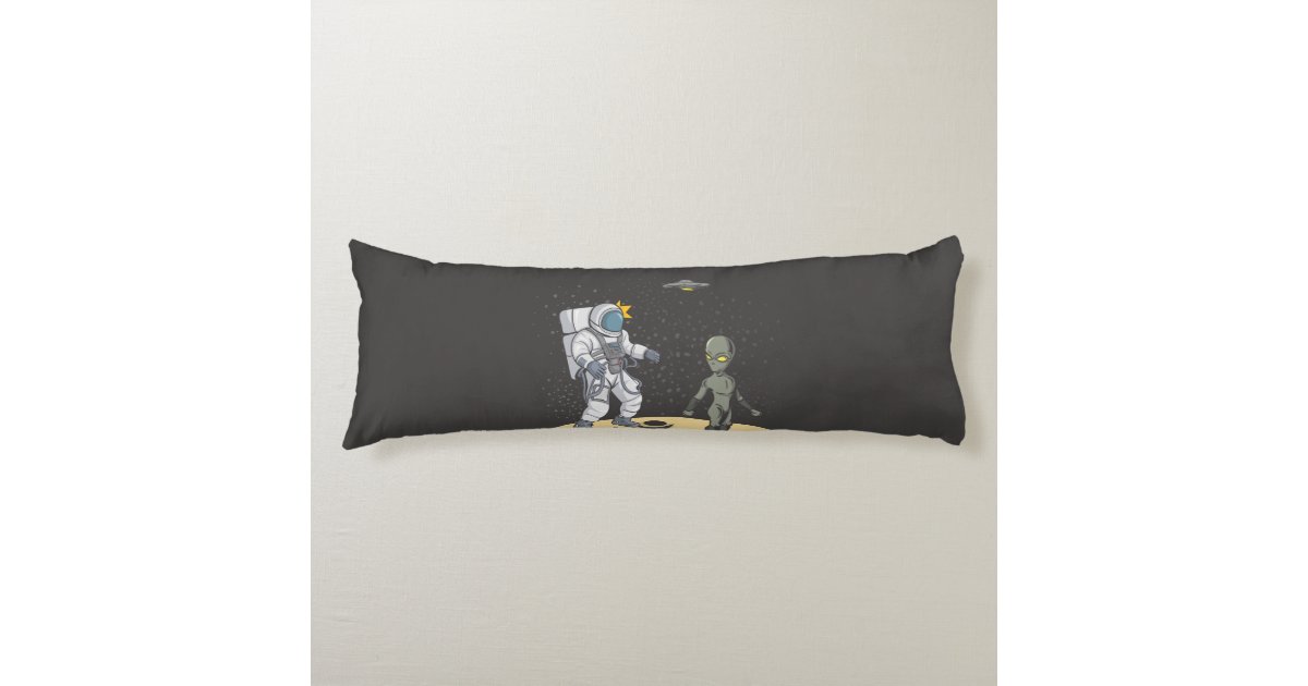 Astronaut and alien body pillow | Zazzle