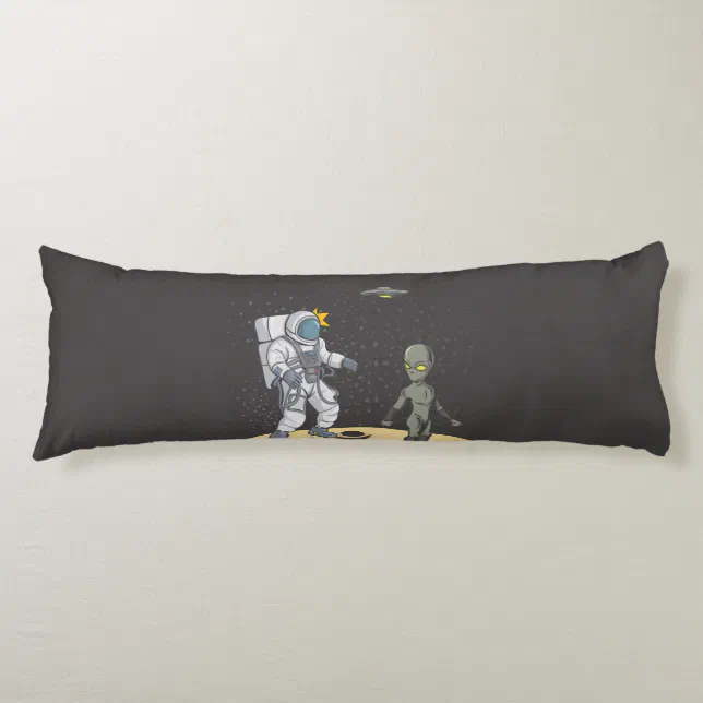 Astronaut and alien body pillow | Zazzle