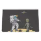 Astronaut and alien desk business card holder | Zazzle