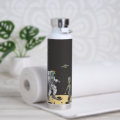 Astronaut and alien water bottle | Zazzle