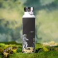 Astronaut and alien water bottle | Zazzle