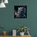 Astronaut cat 2 poster | Zazzle