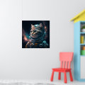 Astronaut cat 2 poster | Zazzle
