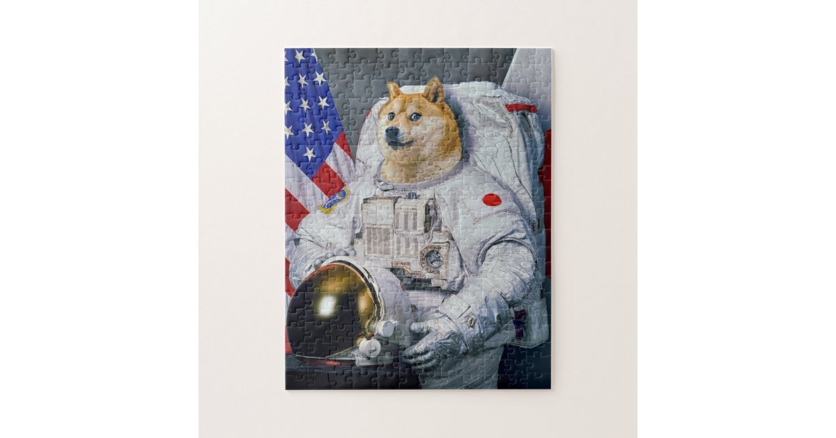 Astronaut Doge Jigsaw Puzzle | Zazzle