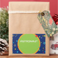 Astronaut Favor Box Blank Name Stickers | Zazzle