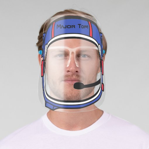 Astronaut Helmet Face Shield | Zazzle