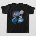 Astronaut in Space Galaxy Theme T-Shirt | Zazzle