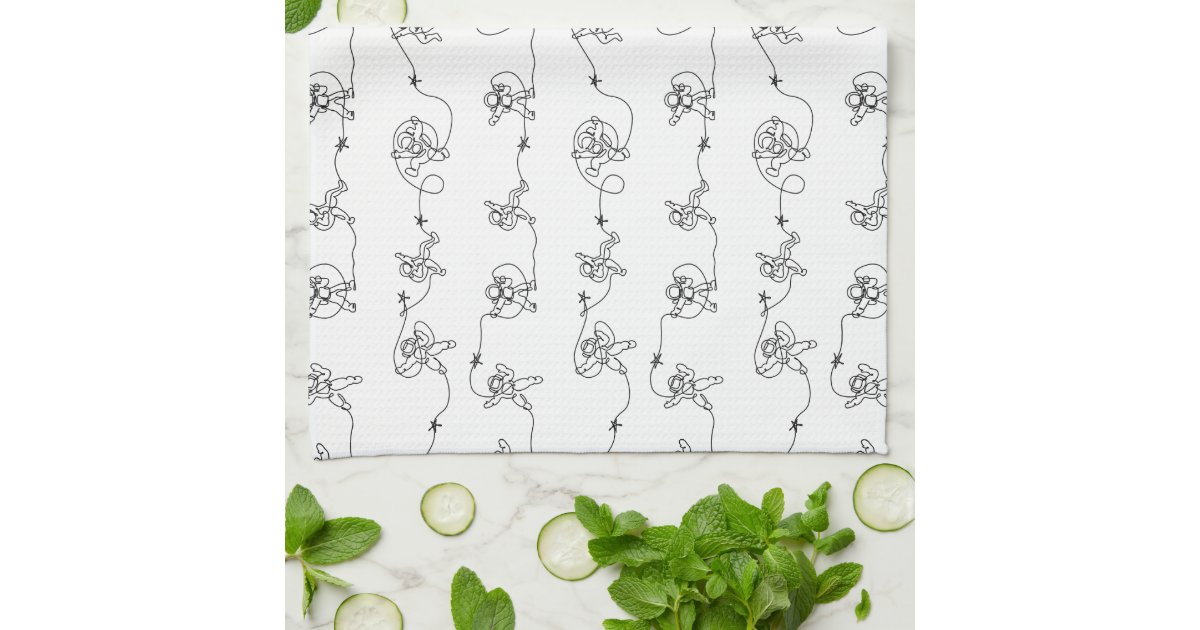 Astronaut Kitchen Towel | Zazzle
