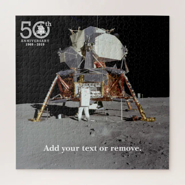 Astronaut, Lunar Module, Apollo 11 Moon Mission, Jigsaw Puzzle | Zazzle