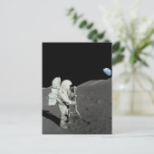 Astronaut on the Moon Postcard | Zazzle