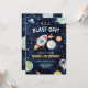 Astronaut Outer Space Blast Off Birthday Party Invitation | Zazzle