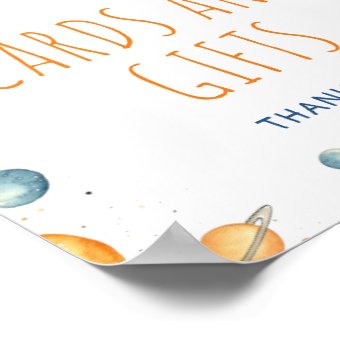 Astronaut Outer Space Cards & Gifts Birthday Sign | Zazzle