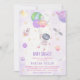 Astronaut Planet Rocket Outer Space Baby Shower Invitation | Zazzle