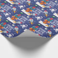 Astronaut Rocket Ship Personalized Birthday Gift Wrapping Paper | Zazzle