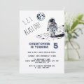 Astronaut Space Blast Off Any Age Birthday Party Invitation | Zazzle