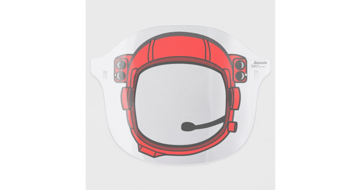 Astronaut Space Helmet Face Shield | Zazzle