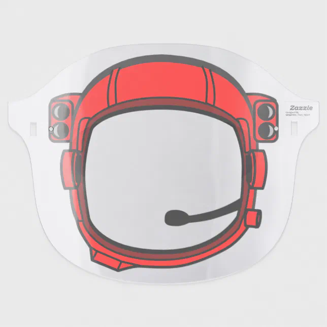 Astronaut Space Helmet Face Shield | Zazzle
