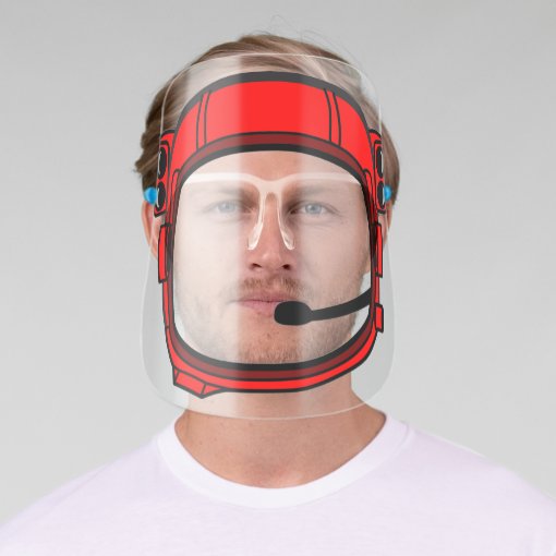 Astronaut Space Helmet Face Shield | Zazzle