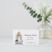 Astronaut & Spaceship Business Card | Zazzle