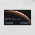 Astronomer Astronomy Solar System Business Card | Zazzle