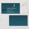 Astronomers, Astronomy Themed Telescope Business Card | Zazzle