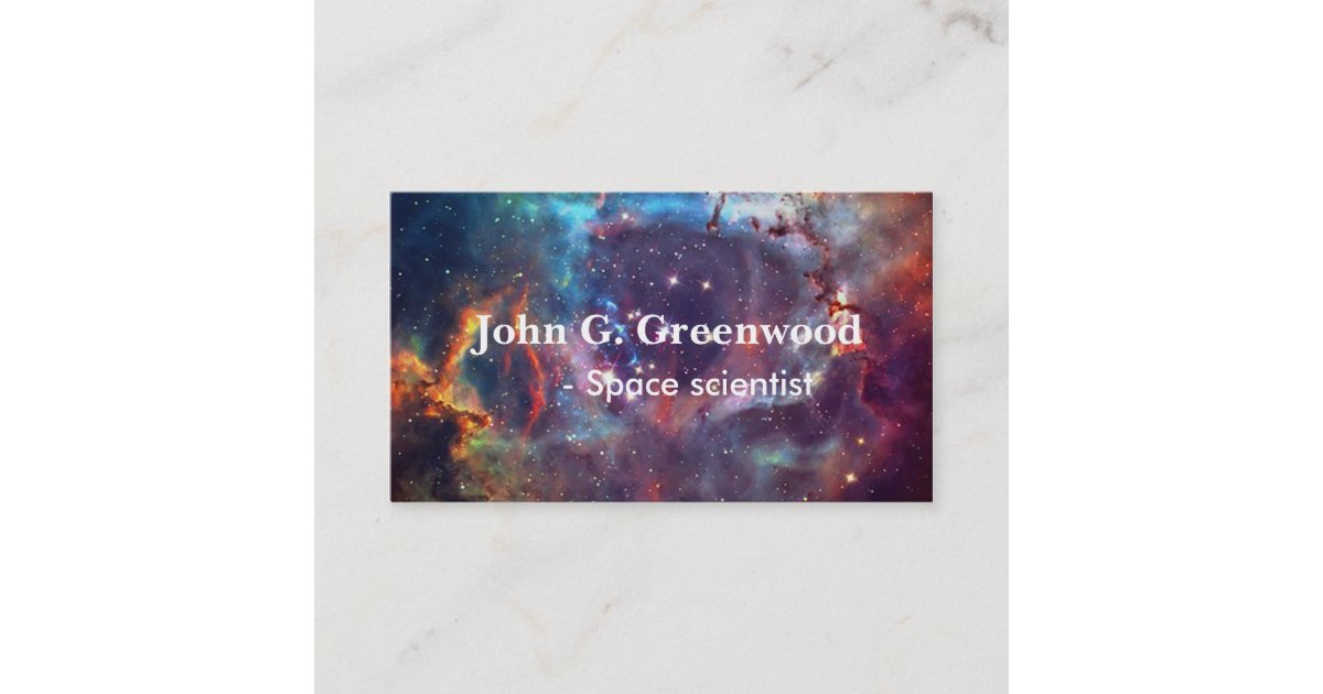 Astronomy and space science professional business card | Zazzle