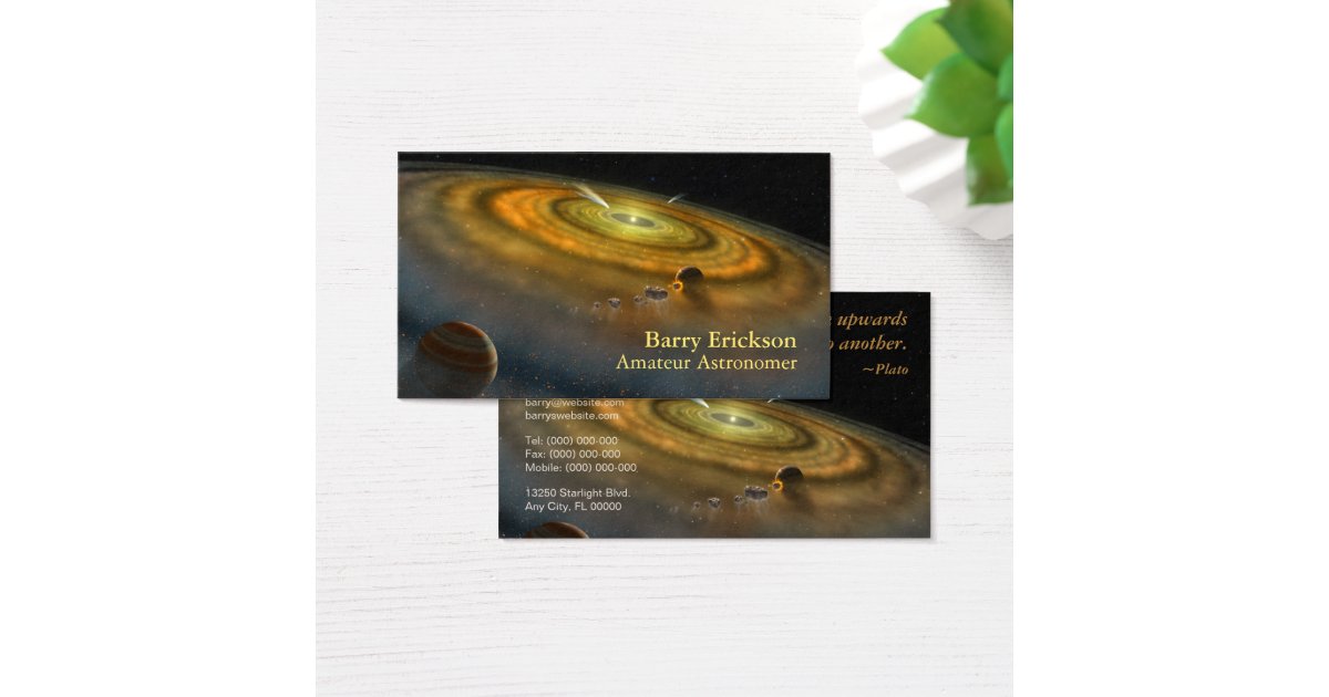 Astronomy Business Card | Zazzle.com