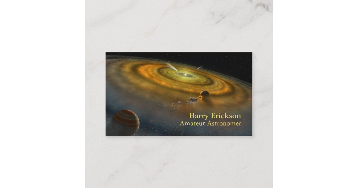 Astronomy Business Card | Zazzle