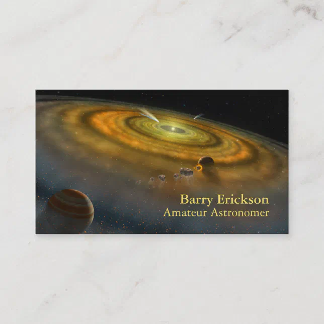 Astronomy Business Card | Zazzle