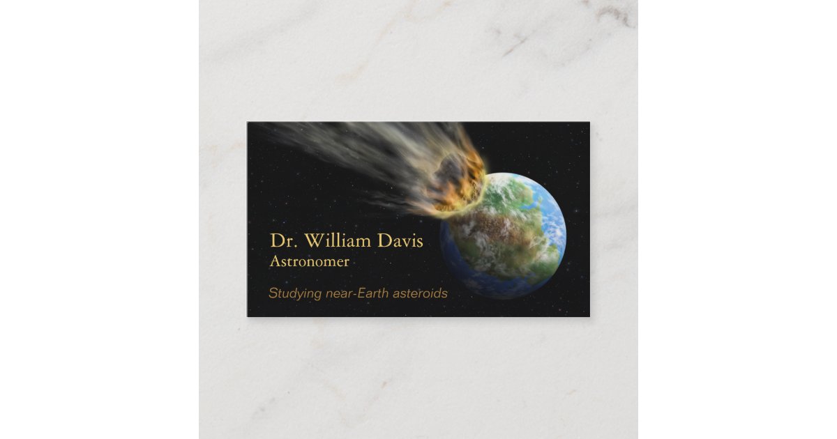Astronomy Business Card | Zazzle