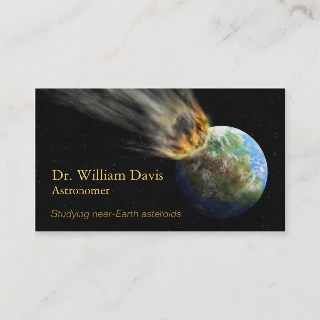 Astronomy Business Card | Zazzle