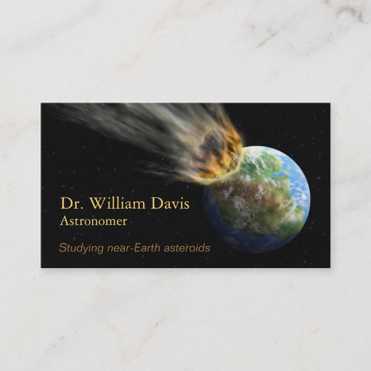 Astronomy Business Card | Zazzle