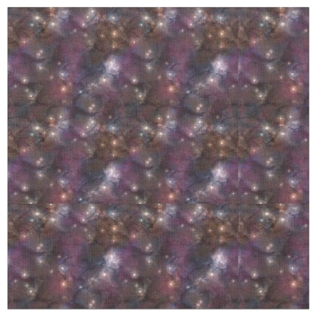 Galaxy And Space Pattern Fabric | Zazzle